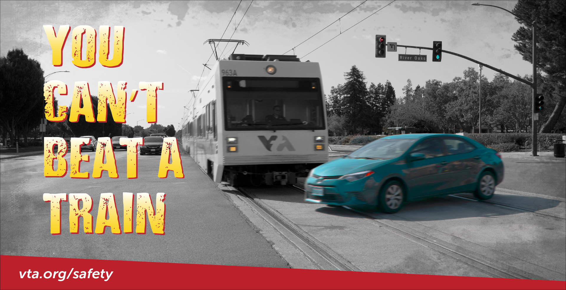 You Can't Beat a Train - VTA Kicks Off Safety Awareness Campaign | VTA