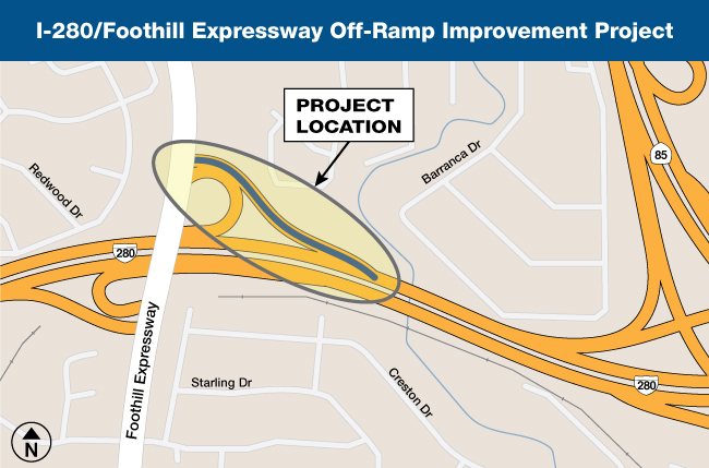 I-280/Foothill Expressway Ramp Improvements | VTA