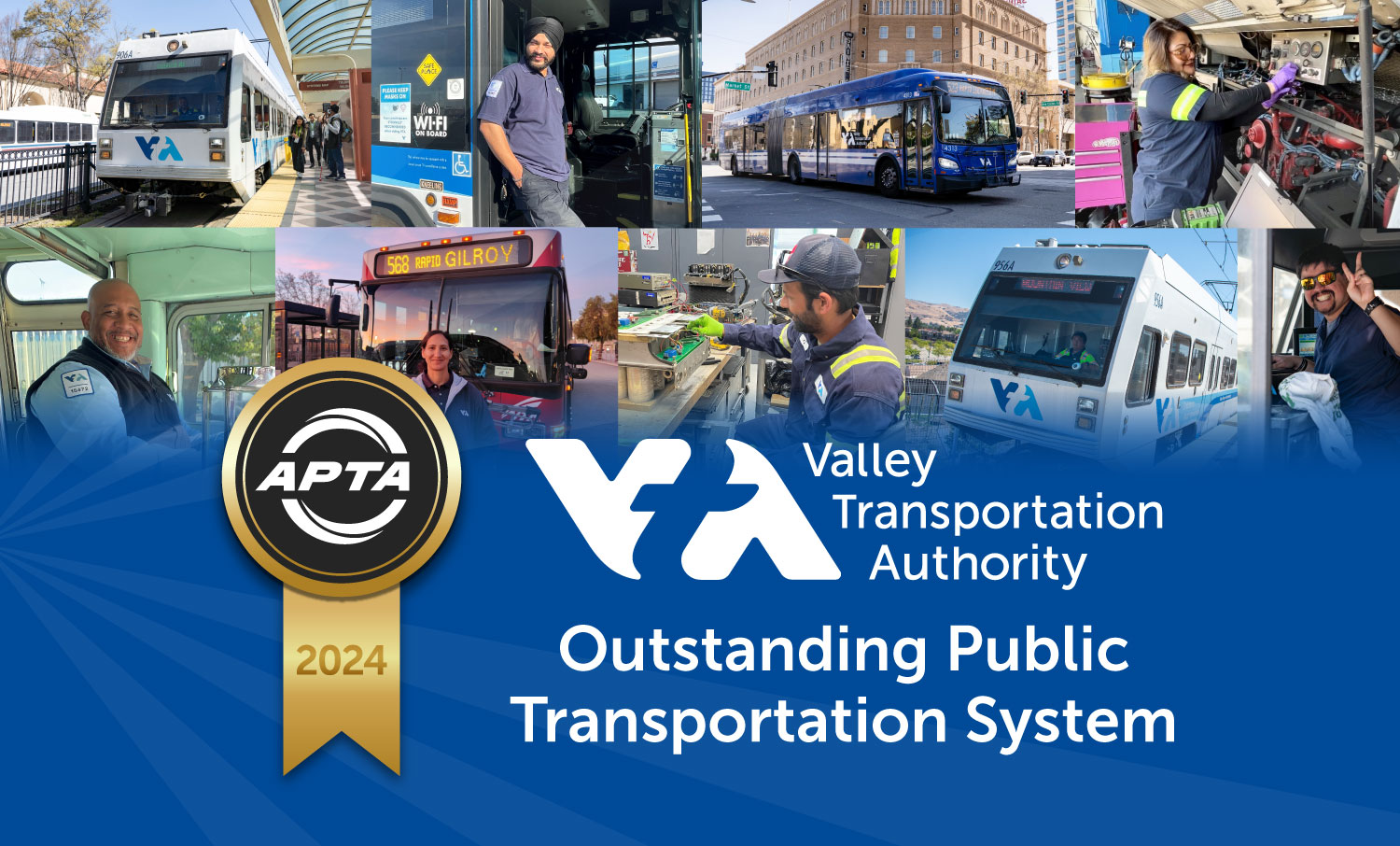 Santa Clara Valley Transportation Authority Named Outstanding Public ...