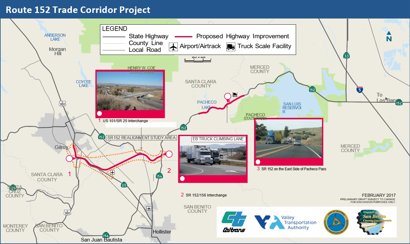 State Route (SR) 152 New Trade Corridor Project | VTA