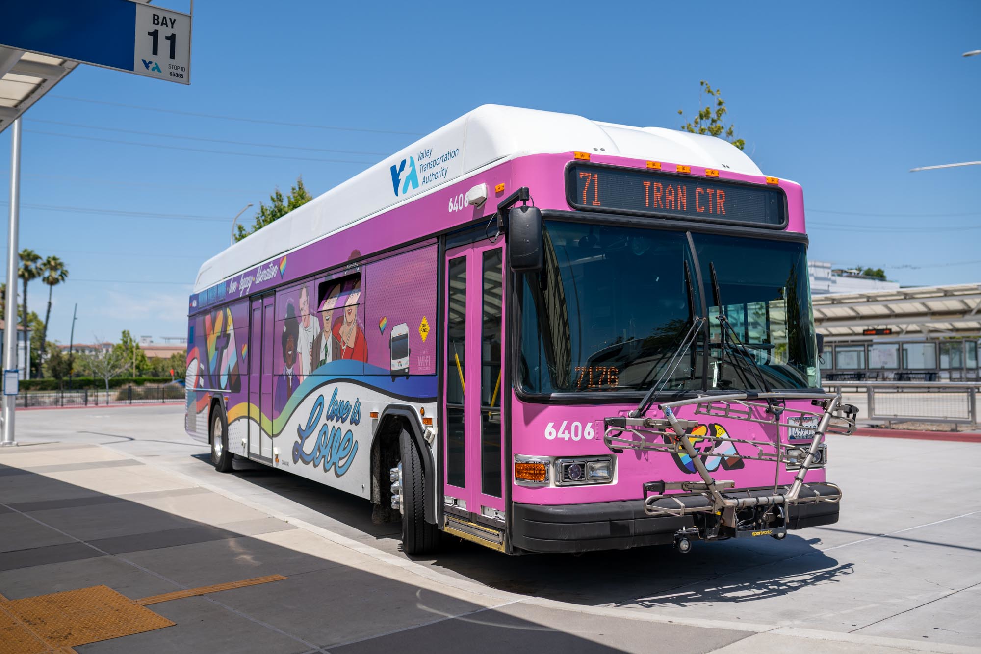 VTA Pride Bus Honors LGBTQ+ Icons with South Bay Leaders Center Stage | VTA