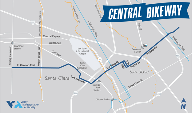 Guided Tour of the Central Bikeway Project | VTA